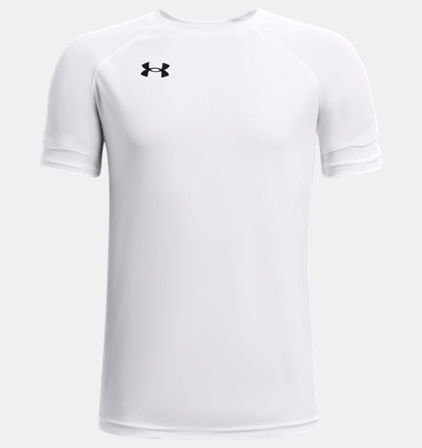 アンダーアーマー キッズ Tシャツ Kids' UA Golazo 3.0 Jersey - White/Black アンダーアーマー キッズ Tシャツ Kids' UA Golazo 3.0 Jersey - White