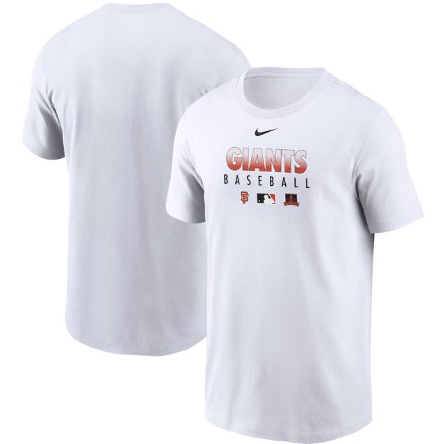 ナイキ メンズ San Francisco Giants Nike Authentic Collection Team Performance T-Shirt Tシャツ 半袖 White