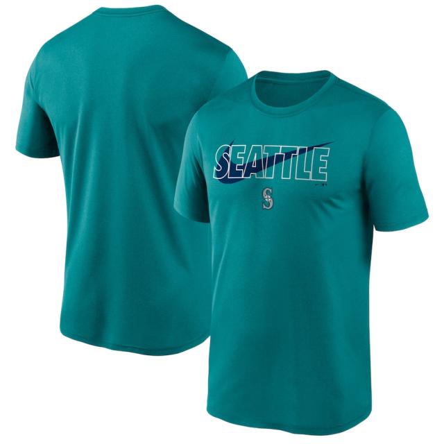 ナイキ メンズ Seattle Mariners Nike City Swoosh Legend Performance T-Shirt Tシャツ 半袖 Aqua