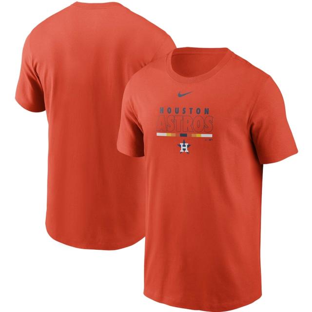 ナイキ メンズ Tシャツ Houston Astros Nike Color Bar T-Shirt 半袖 Orange