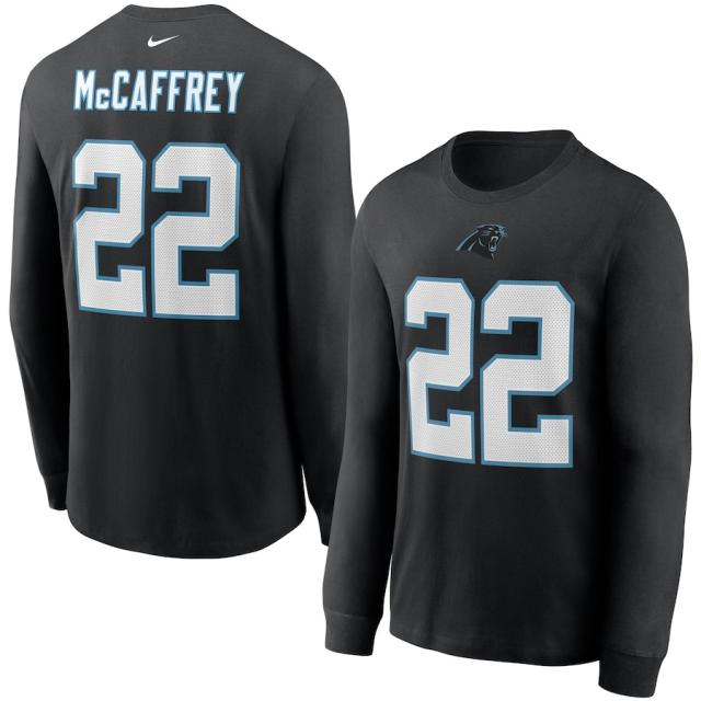 ナイキ メンズ Tシャツ 長袖 ロンT Christian McCaffrey 