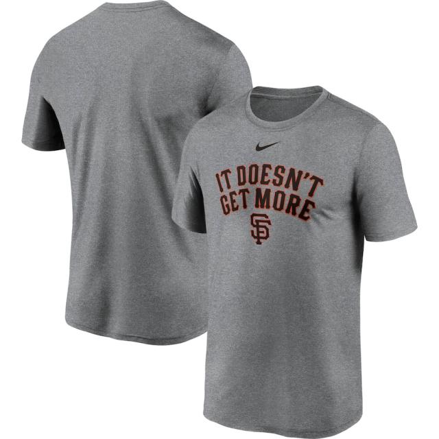 ナイキ メンズ San Francisco Giants Nike Local Font Legend T-Shirt Tシャツ 半袖 Gray