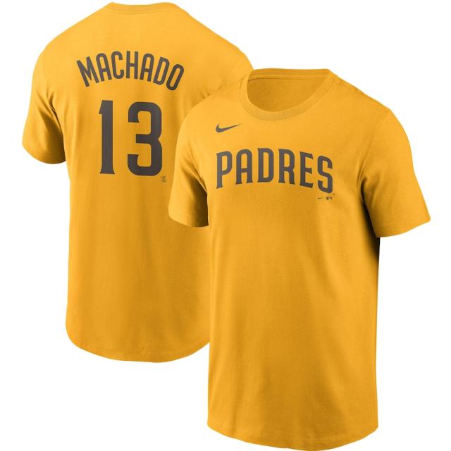 ナイキ メンズ Tシャツ Manny Machado ”San Diego Padres