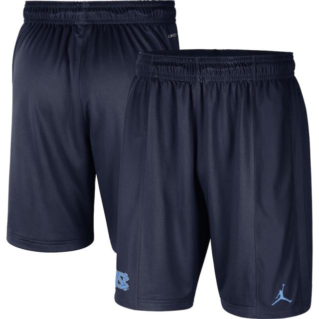 ジョーダン メンズ ショーツ ハーフパンツ North Carolina Tar Heels Jordan Brand Performance Shorts - Navy