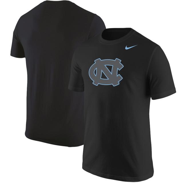 ナイキ メンズ Tシャツ North Carolina Tar Heels Nike Logo Color Pop T-Shirt - Black