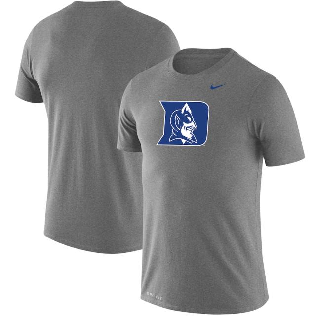 ナイキ メンズ Tシャツ Duke Blue Devils Nike School Logo Legend Performance T-Shirt - Heathered Gray