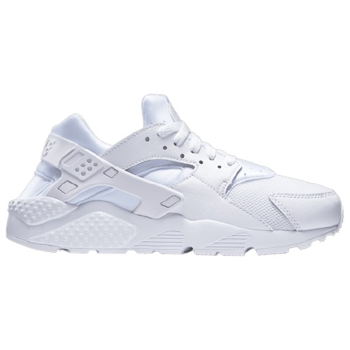 ナイキ キッズ ランニングシューズ Nike Huarache Run GS - White/Pure Platinum/White