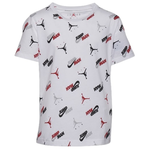 ジョーダン キッズ Tシャツ 半袖 Jordan DNA AOP T-Shirt - White/Multi
