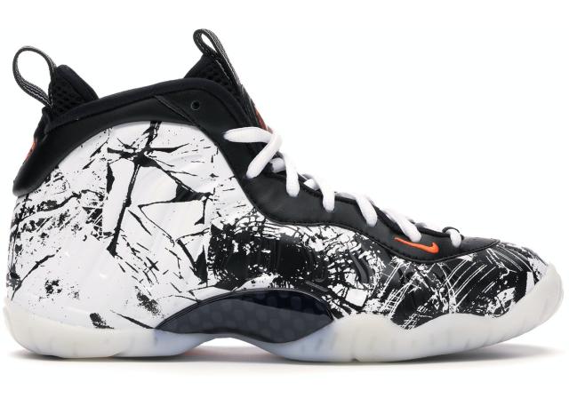 ナイキ キッズ/レディース バッシュ Nike Little Posite One スニーカー Black/Total Orange/White