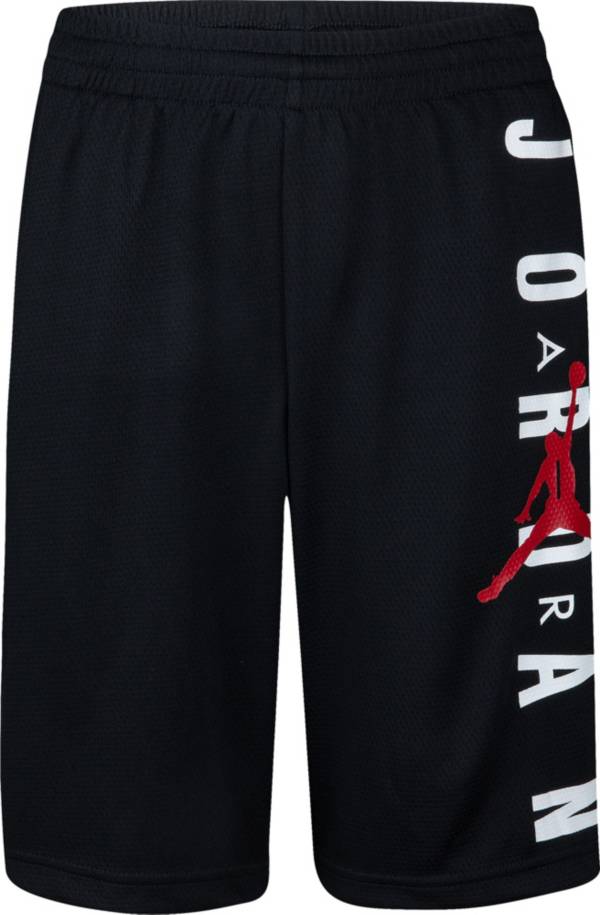 ジョーダン キッズ ハーフパンツ Jordan Jumpman Vertical Mesh Shorts GS バスパン 子供服 BLACK