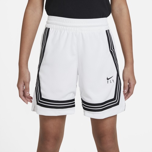ナイキ キッズ バスパン ハーフパンツ Nike Fly Crossover Shorts - White/Black