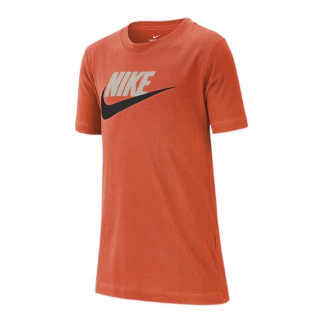 ナイキ キッズ Tシャツ 半袖 Nike NSW Futura Icon T-Shirt - Rush Orange/Black
