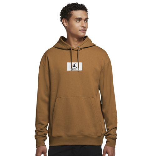 ジョーダン メンズ パーカー Jordan Statement Fleece Pullover Hoodie - Brown/White
