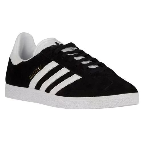 アディダス メンズ スニーカー adidas Originals Gazelle - Black/White/llic Old Gold