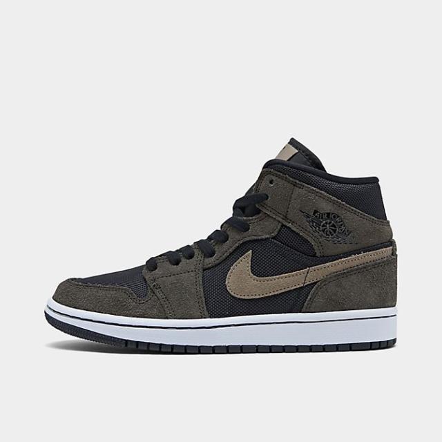 ジョーダン レディース レトロ１ Jordan Retro 1 Mid スニーカー Black/Trooper/Sequoia/Black