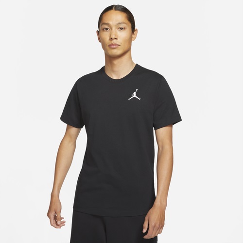 ジョーダン メンズ Tシャツ Jordan Jumpman Embroidered T-Shirt - Black/White