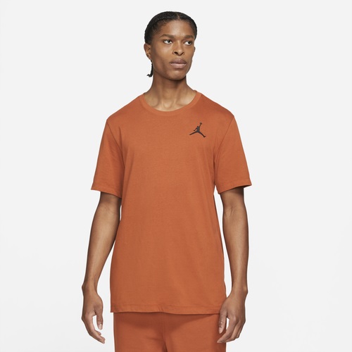 ジョーダン メンズ Tシャツ Jordan Jumpman Embroidered T-Shirt - Dark Russet/Black