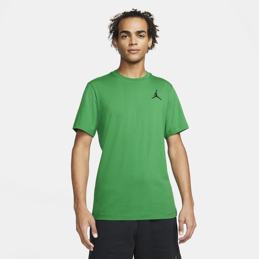 ジョーダン メンズ Tシャツ 半袖 Jordan Jumpman Embroidered T-Shirt - Green/Black