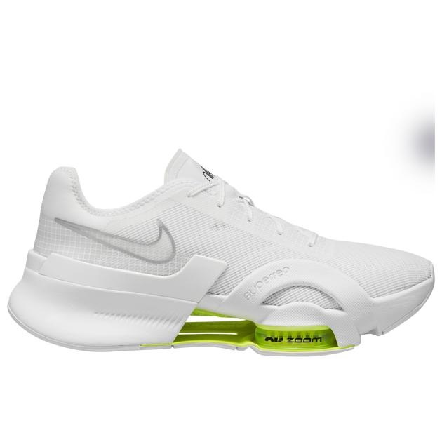 ナイキ メンズ トレーニングシューズ Nike Air Zoom Superrep 3 - White/llic Silver/Volt