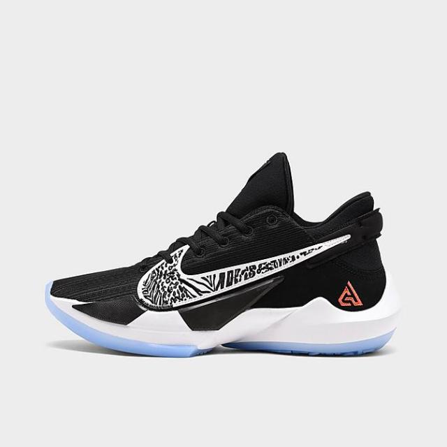 ナイキ メンズ フリーク２ Nike Zoom Freak 2 バッシュ Black/White/Off Noir/Solar Flare