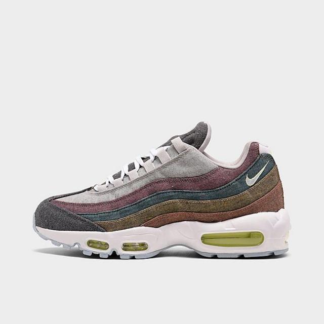 ナイキ メンズ エアマックス９５ Nike Air Max 95 Recycled Canvas スニーカー Vast Grey/White/Barely Volt