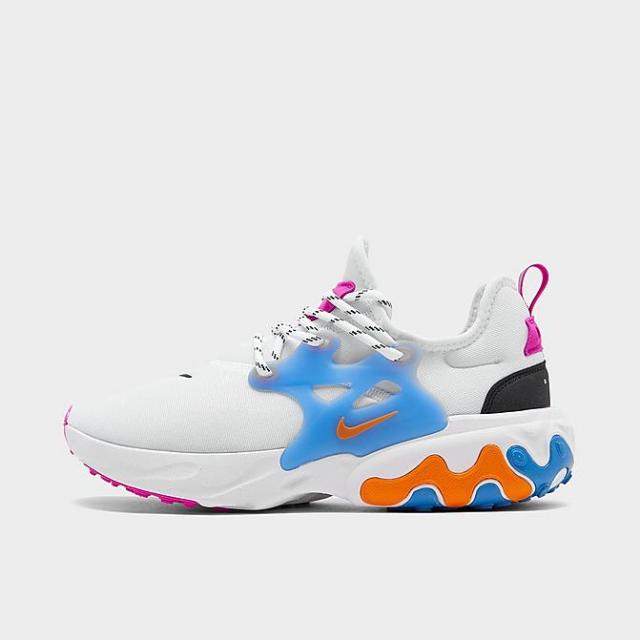 ナイキ メンズ ランニングシューズ Nike React Presto スニーカー White/Magma Orange/Black/Active Fuchsia