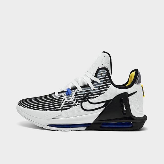 ナイキ メンズ バッシュ Nike Lebron Witness 6 - White/Black/Persian Violet/Yellow Strike