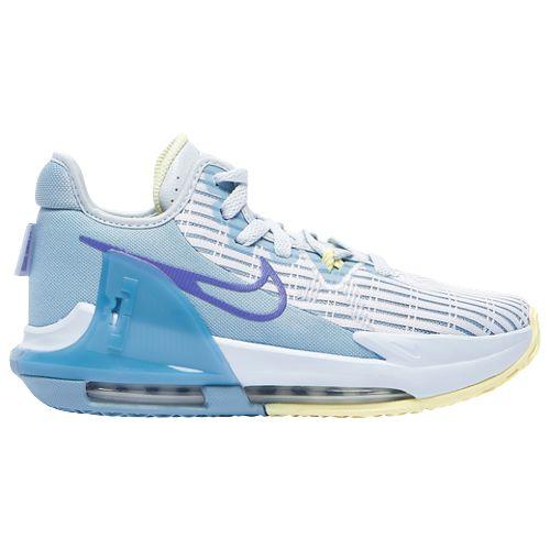 ナイキ キッズ バッシュ Nike LeBron Witness VI GS - Aura/Psychic Purple/Worn Blue