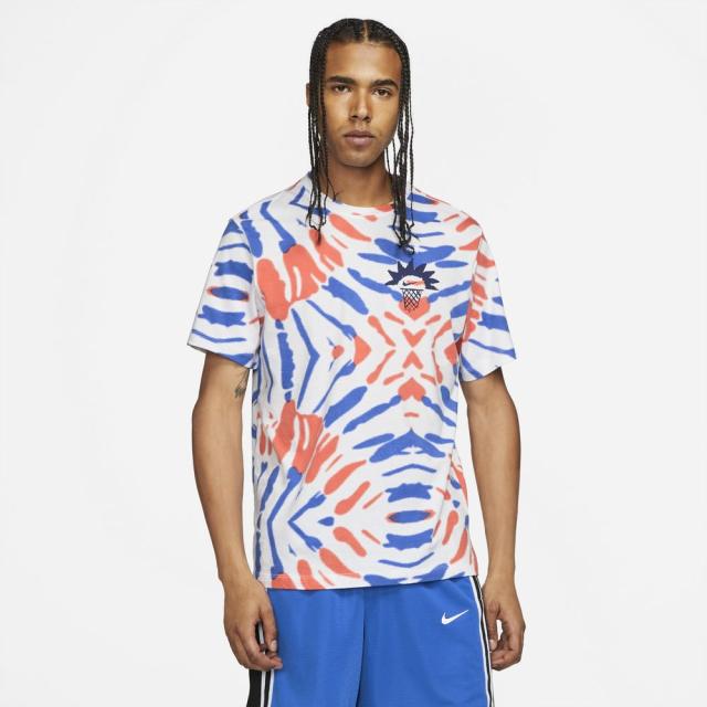 ナイキ メンズ Tシャツ Nike Tie Dye Festival Tee - White/Turf Orange