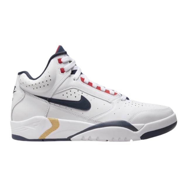 ナイキ メンズ スニーカー Nike Air Flight Lite Mid - White/Midnight Navy/University Red