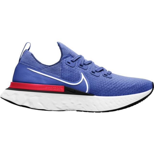 ナイキ メンズ スニーカー Nike React Infinity Run Flyknit ランニングシューズ Racer Blue/White/Bright Crimson/Black
