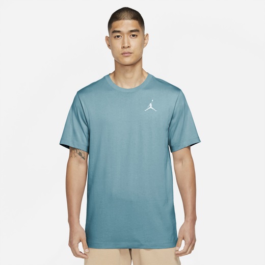 ジョーダン メンズ Tシャツ 半袖 Jordan Jumpman Embroidered T-Shirt - Ocean Cube/Sail
