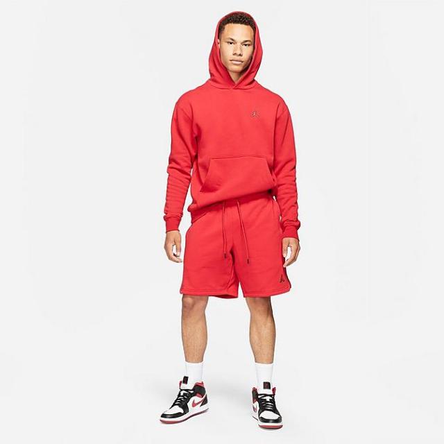 ジョーダン メンズ ハーフパンツ Jordan Essentials French Terry Fleece Shorts - Gym Red/Gym Red