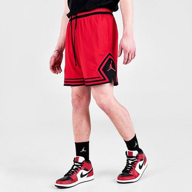 ジョーダン メンズ ハーフパンツ Jordan Sport Dri-Fit Air Diamond Shorts - Gym Red/Black