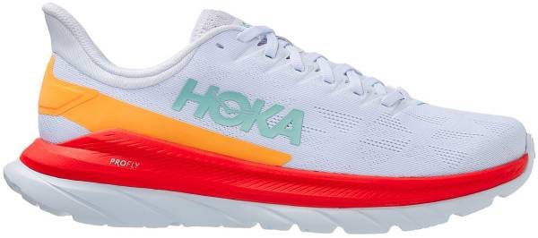 ホカオネオネ メンズ ランニングシューズ HOKA ONE ONE Men's Mach 4 Running Shoes - Fiesta/White