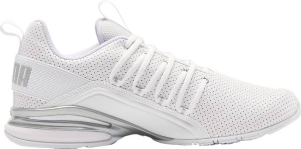 プーマ メンズ ランニングシューズ PUMA Men's Axelion Performance Running Shoes - White/Silver