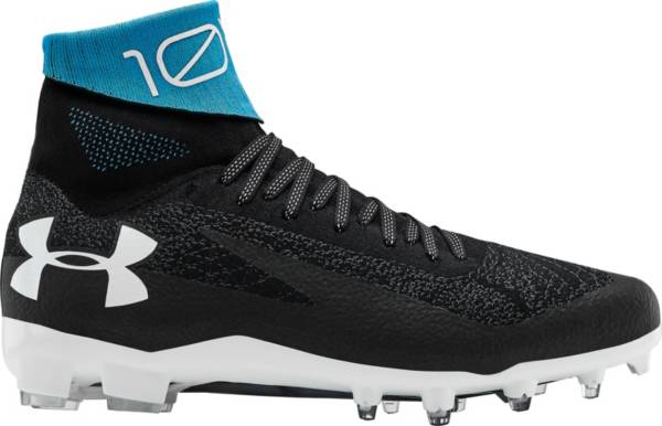 アンダーアーマー メンズ サッカー スパイク Under Armour Men's C1N MC Football Cleats - Black/Blue