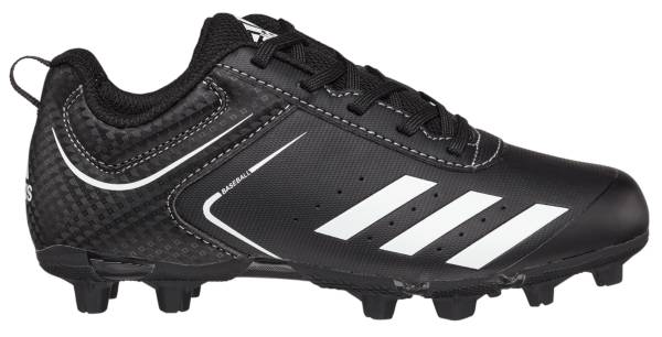 アディダス キッズ ランダウン 野球 スパイク adidas Kids' Rundown TPU Baseball Cleats - Black/White