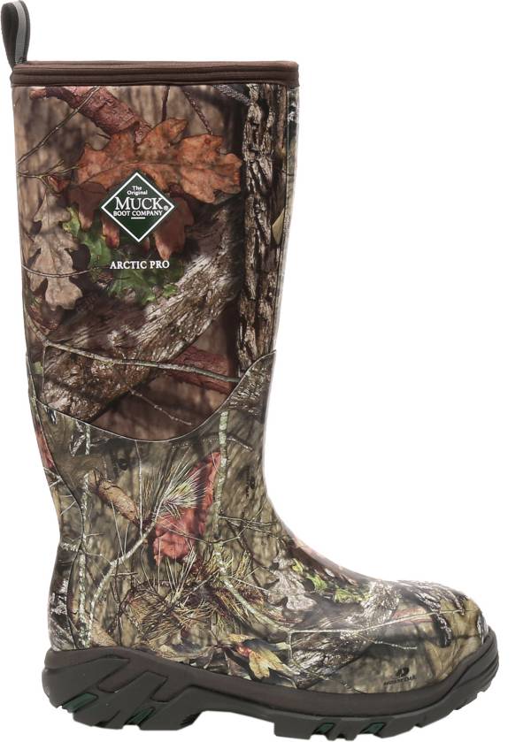 マックブーツ メンズ ハンティングブーツ Muck Boots Men's Arctic Pro Mossy Oak Break-Up Rubber Hunting Boots - Mossy Oak Breakup Country