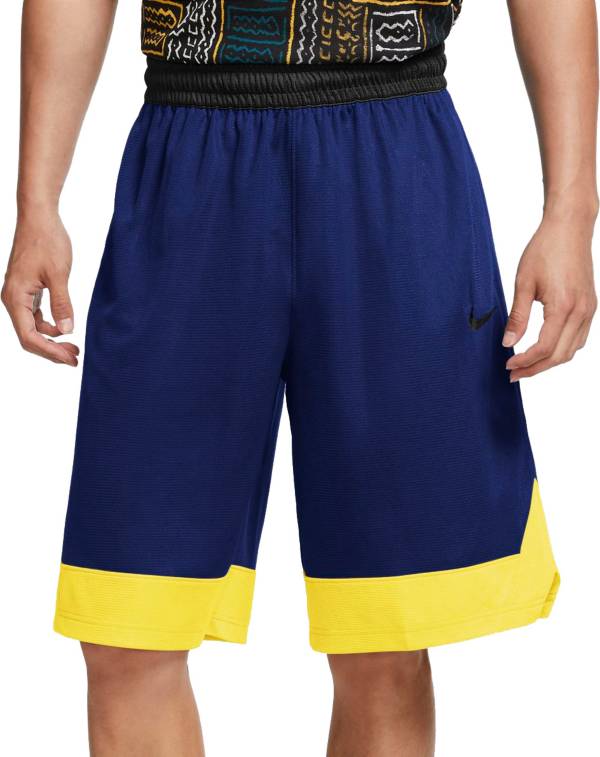 ナイキ メンズ バスケットボール ショートパンツ Nike Men's Dry Icon Basketball Shorts - Deep  Blue