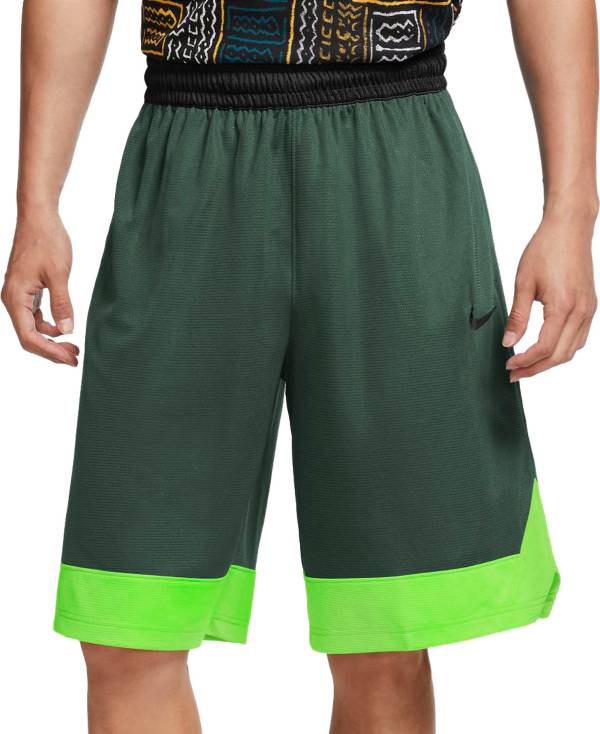 ナイキ メンズ バスケットボール ショートパンツ Nike Men's Dry Icon Basketball Shorts - Noble Green