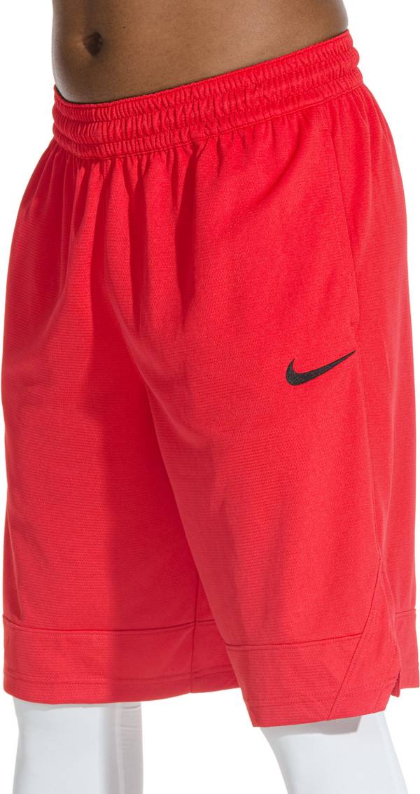 ナイキ メンズ バスケットボール ショートパンツ Nike Men's Dry Icon Basketball Shorts - University Red/Black