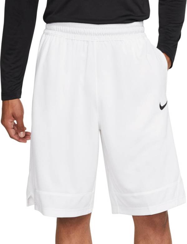 ナイキ メンズ バスケットボール ショートパンツ Nike Men's Dry Icon Basketball Shorts - White/White