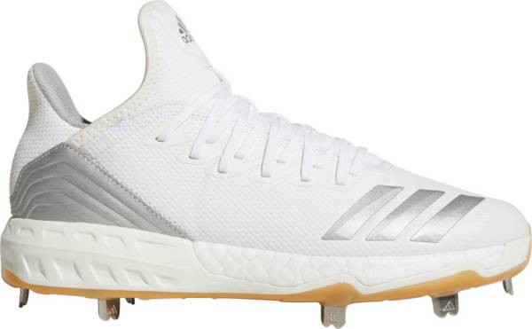 アディダス メンズ 野球 シューズ スパイク adidas Icon 4 Gum l Baseball Cleats - White/Silver