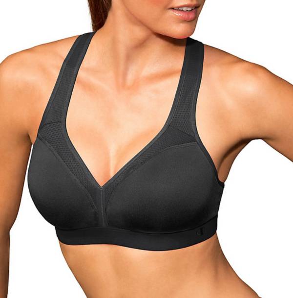 チャンピオン レディース スポーツブラ Champion Women's Curvy Sports Bra - Black
