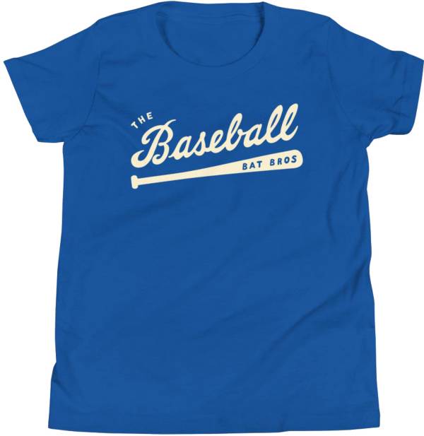 ベースボールバットブラザーズ キッズ Tシャツ Baseball Bat Bros Youth T-Shirt - Blue