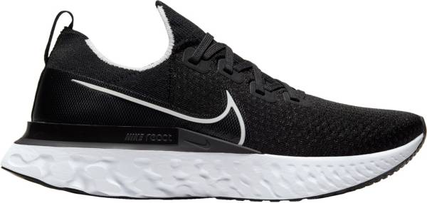 ナイキ メンズ シューズ Nike React Infinity Run Flyknit ランニングシューズ Black/White/Dark Grey