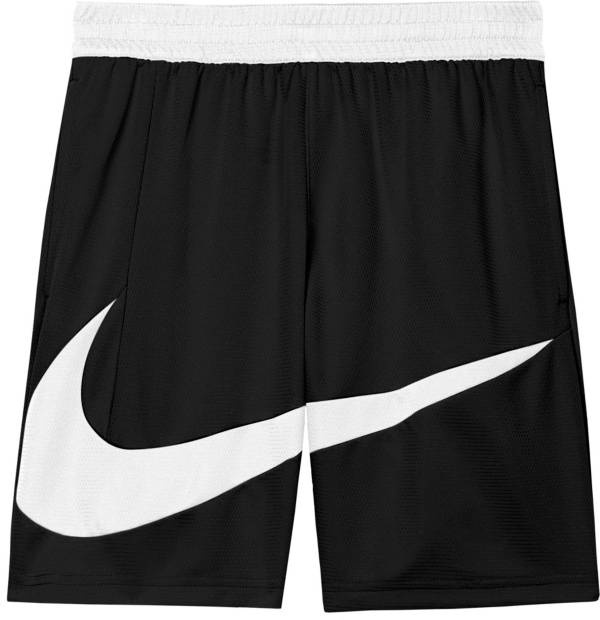ナイキ キッズ ショートパンツ Nike Boys' Dri-FIT Basketball Shorts - Black/White/White