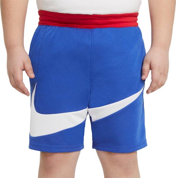 ナイキ キッズ ショートパンツ Nike Boys' Dri-FIT Basketball Shorts - Game /Uni Red/White