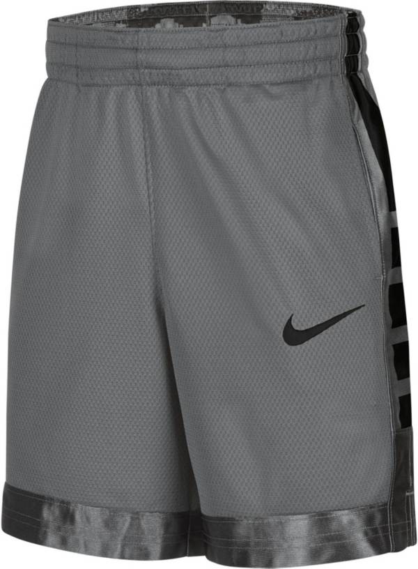 ナイキ キッズ ショートパンツ Nike Boys' Dri-FIT Elite Basketball Shorts - Smoke Grey/Black